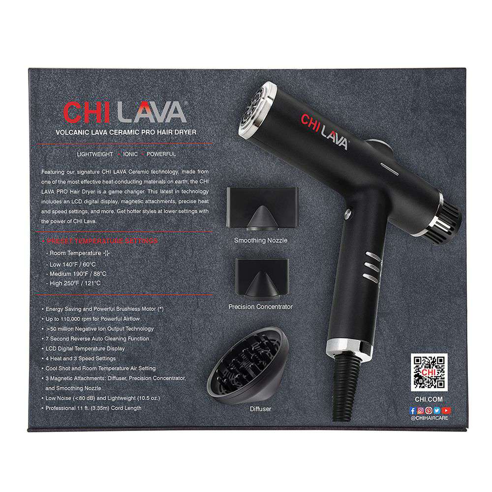 CHI VOLCANIC LAVA CERAMIC PRO HAIR DRYER CHI Tools Farouk Systems Marken Matuschka Shop GmbH